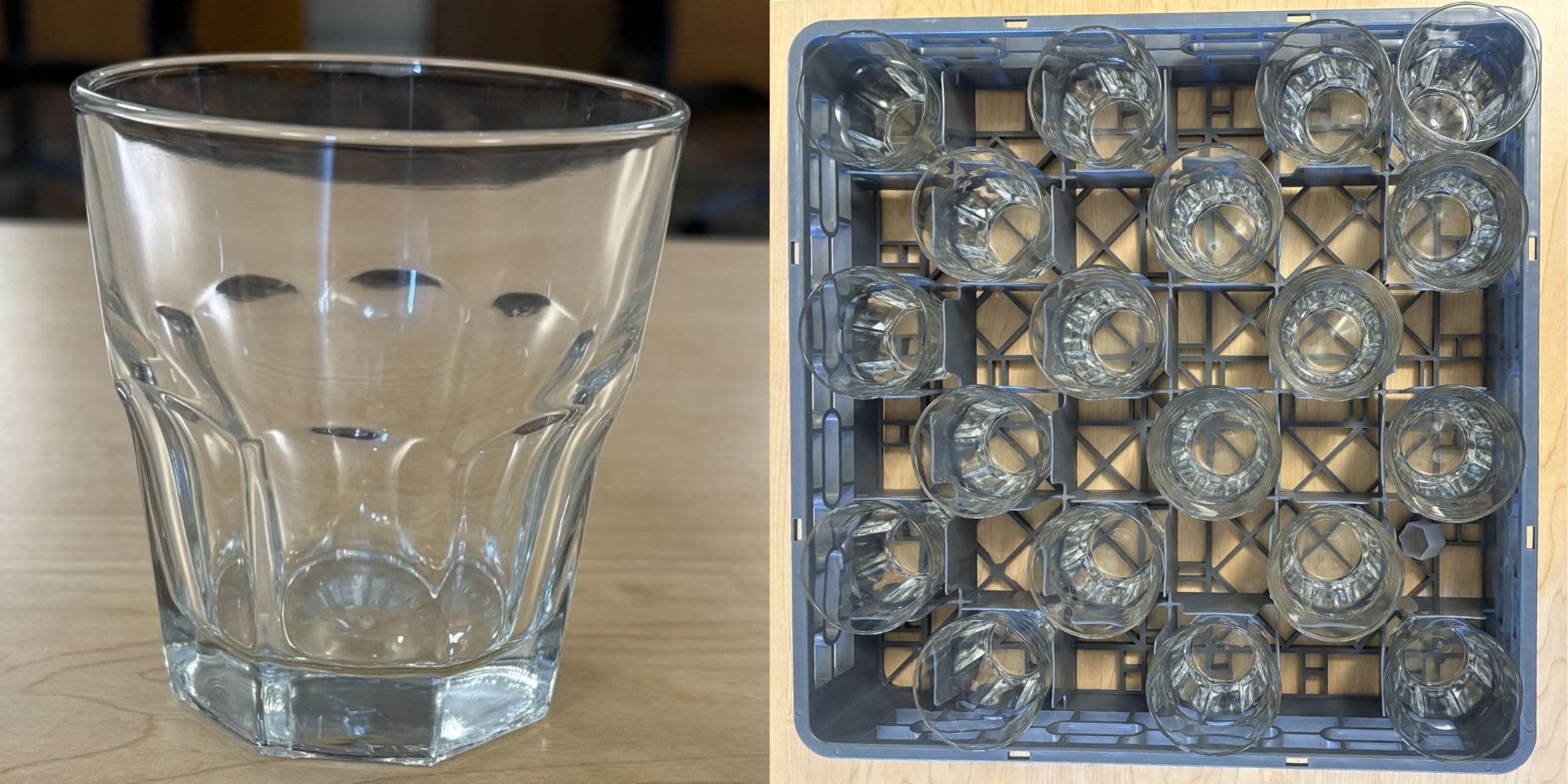 Drinking Glasses & Carrier - 19 glasses, 1 grey carrier available | Reaching Across Illinois ...